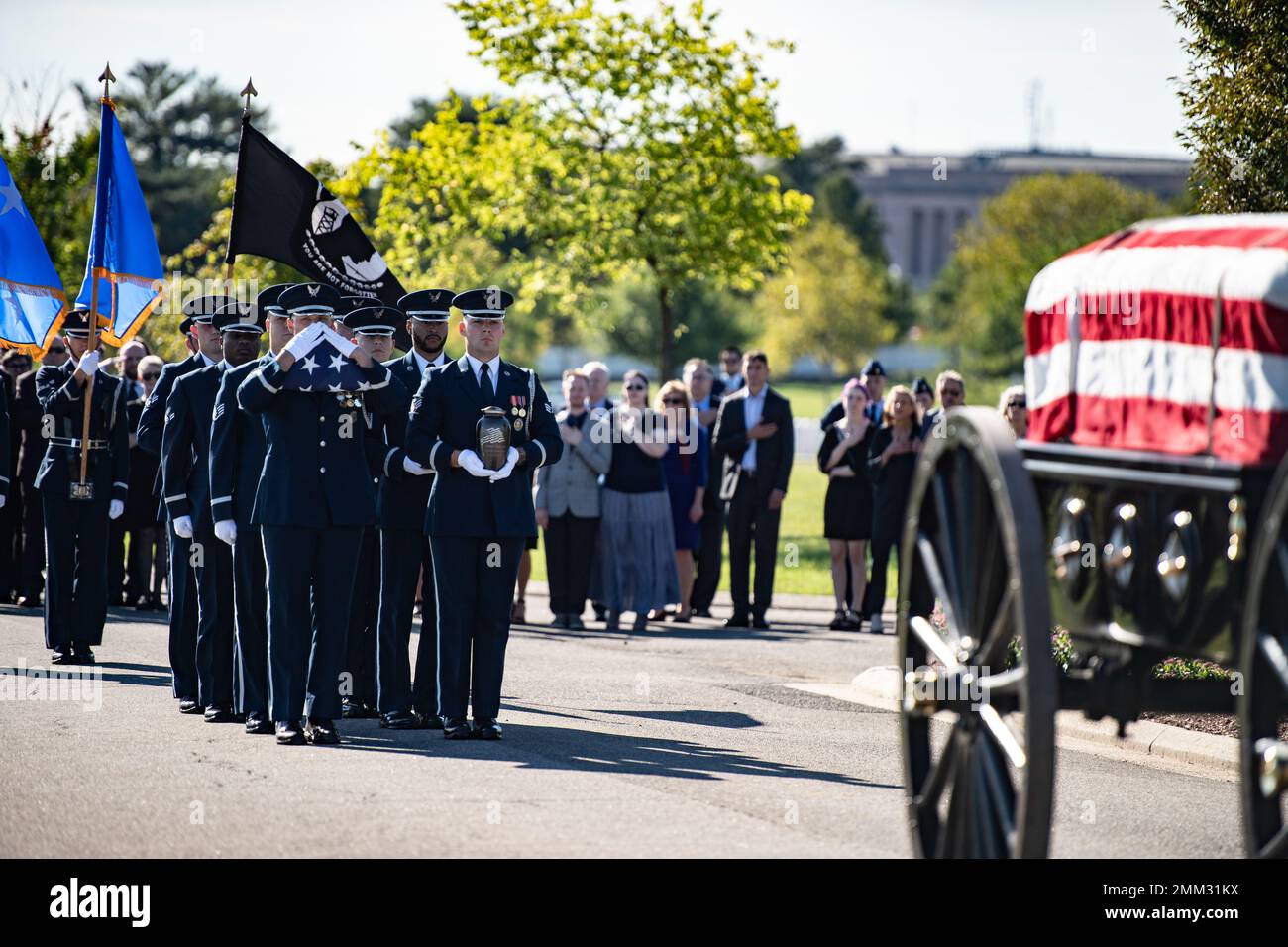 The U.S. Air Force Honor Guard, the U.S. Air Force Ceremonial Brass Band, and the 3d U.S ...