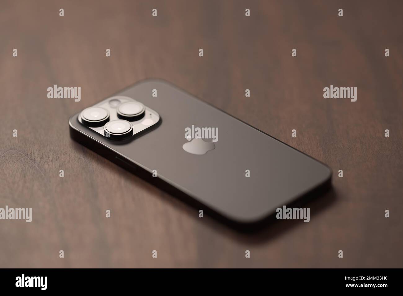 Saint-Petersburg, Russia - Circa December, 2022: closeup of iPhone 14 ...