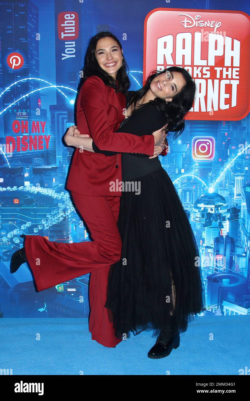 Actors Sarah Silverman, right, and Gal Gadot pose for photographers ...