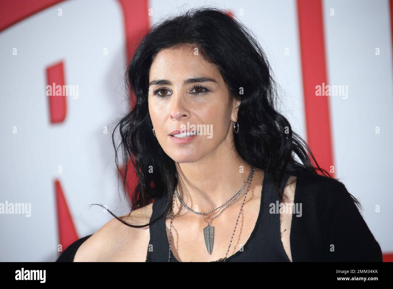 Actress Sarah Silverman poses for photographers upon arrival at the ...
