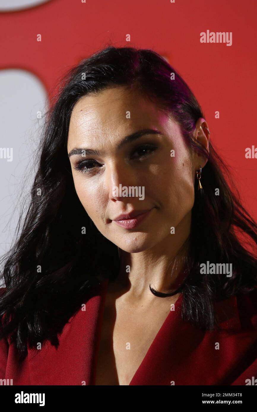 Gal Gadot poses for photographers upon arrival at the premiere of the ...