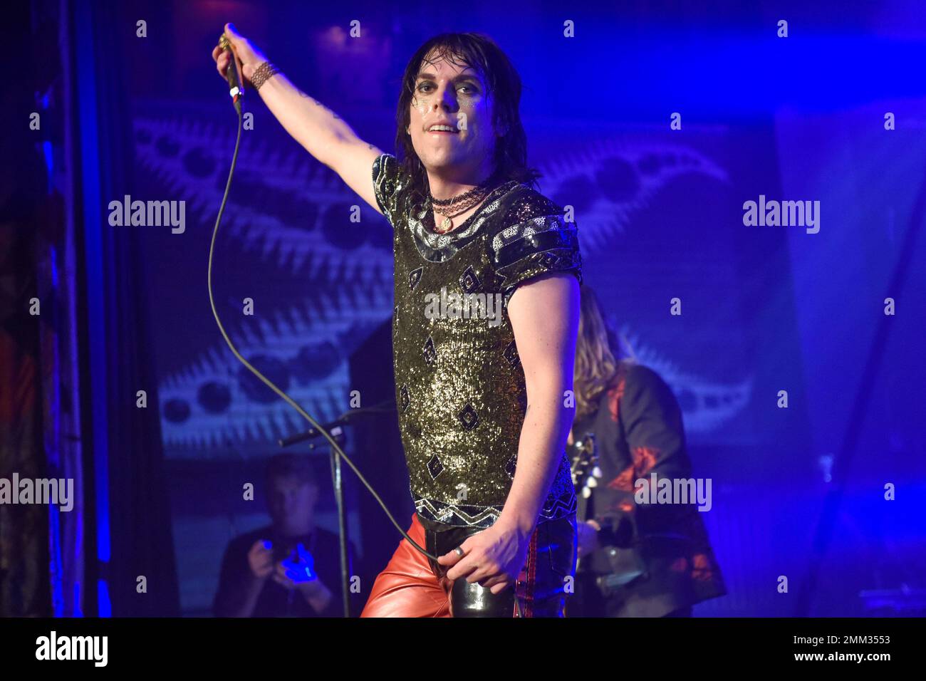 Luke Spiller of The Struts performs in concert at the House of Blues on ...