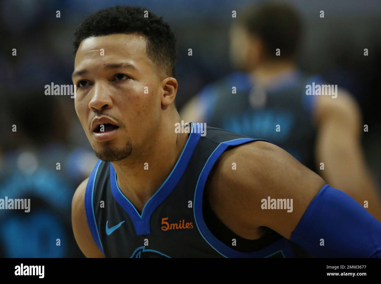 Dallas Mavericks guard Jalen Brunson on the court in the second half of ...
