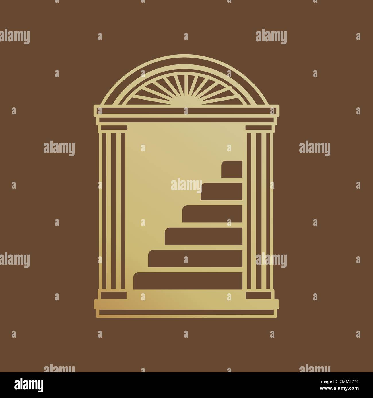 Gold entrance badge sticker, 3D modern design vector Stock Vector Image ...
