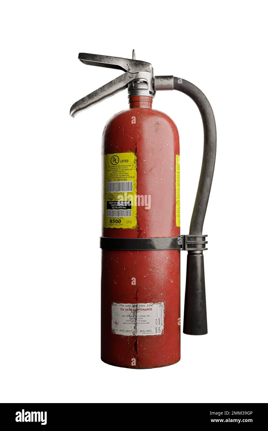 fire extinguisher isolated on transparent background 3d illustration ...