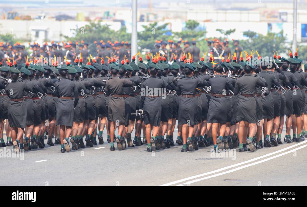 Colombo, Western Province, Sri Lanka. 29th Jan, 2023. Military ...