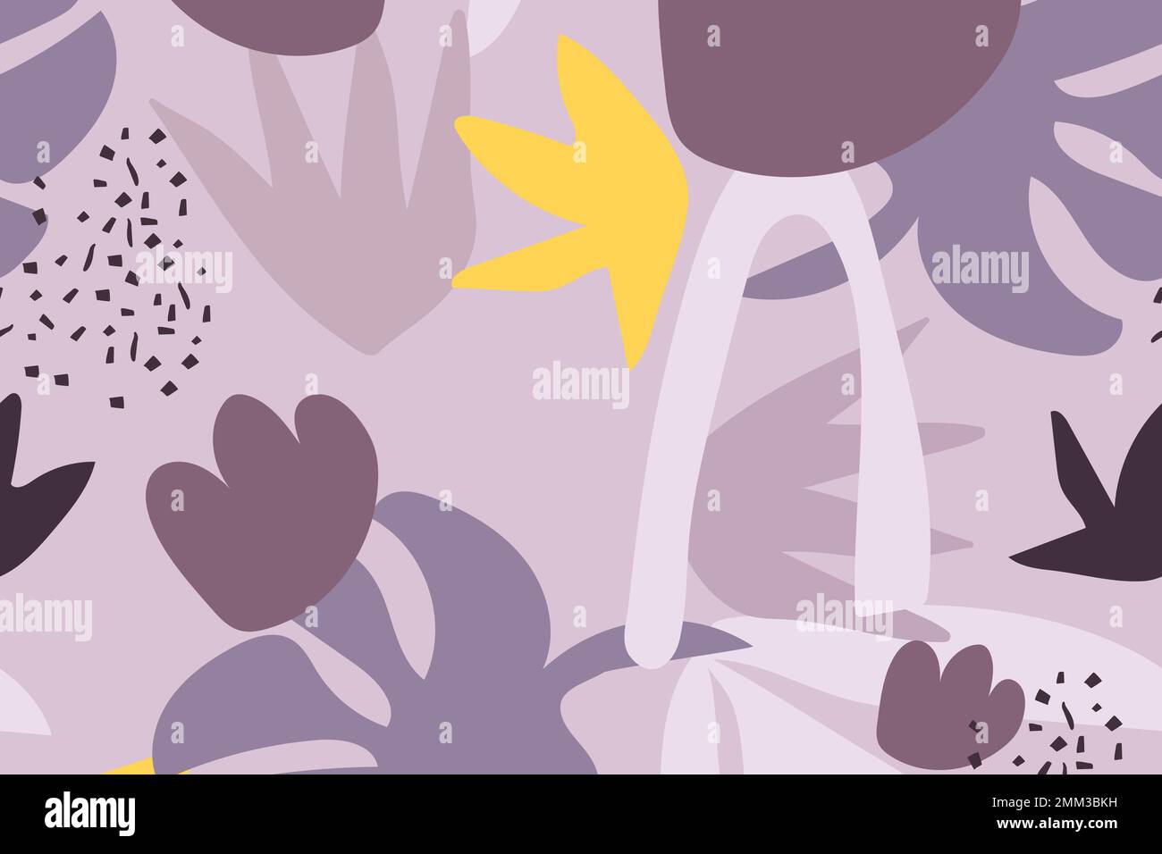Purple seamless pattern aesthetic background design vector Stock Vector ...