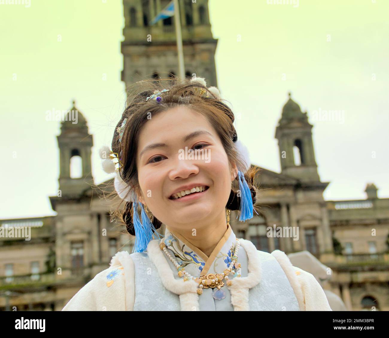 Glasgow, Scotland, UK 29th January, 2023. Chinese new year Year of the ...