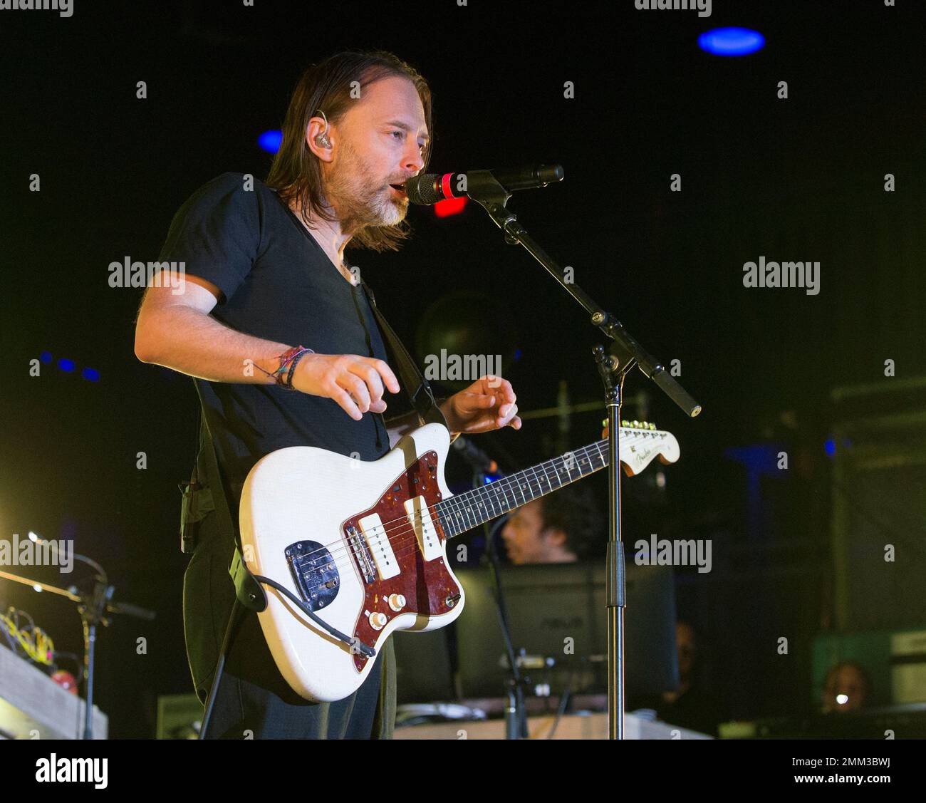 Thom Yorke of the band Radiohead performs solo in concert during the ...