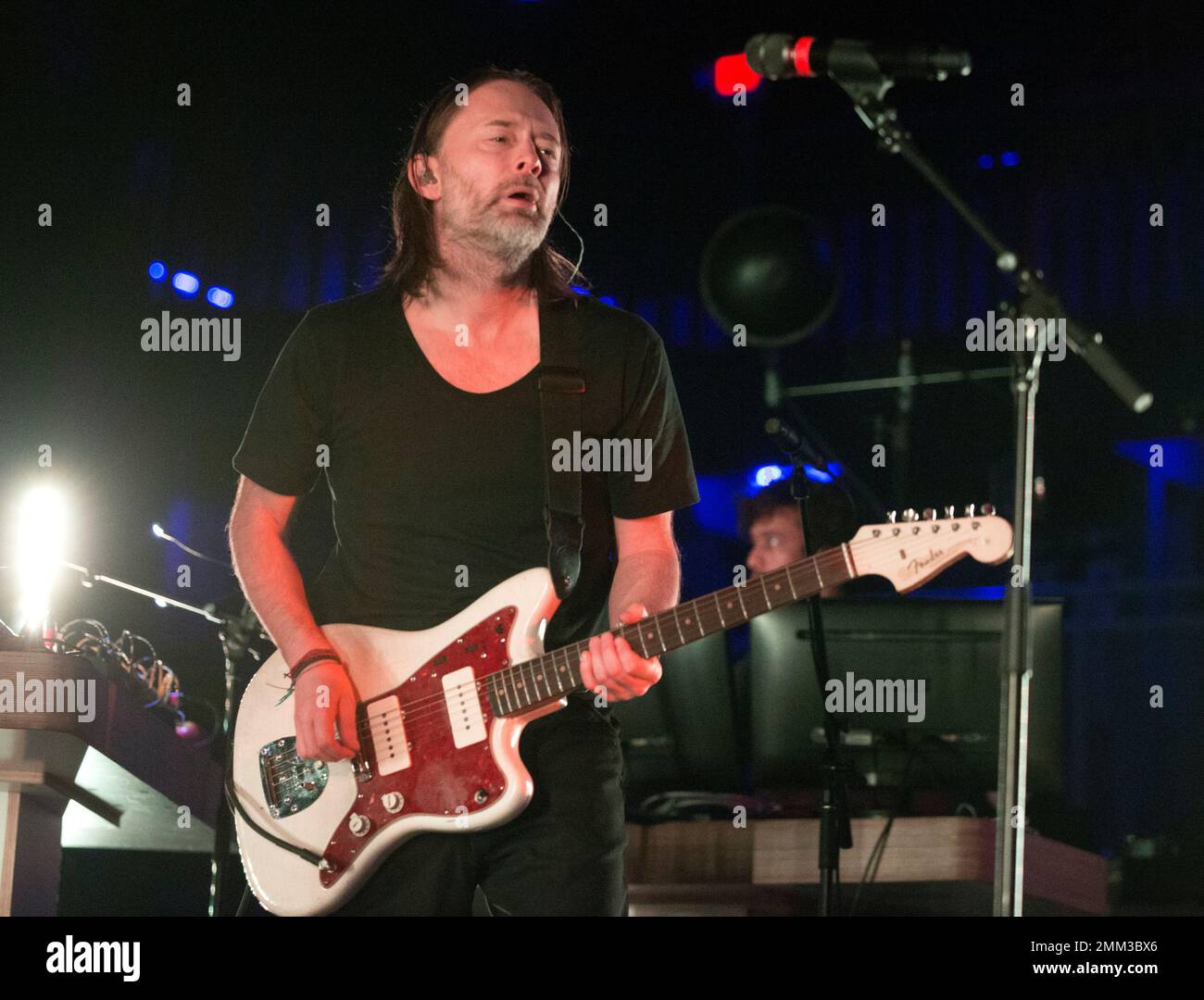 Thom Yorke of the band Radiohead performs solo in concert during the ...