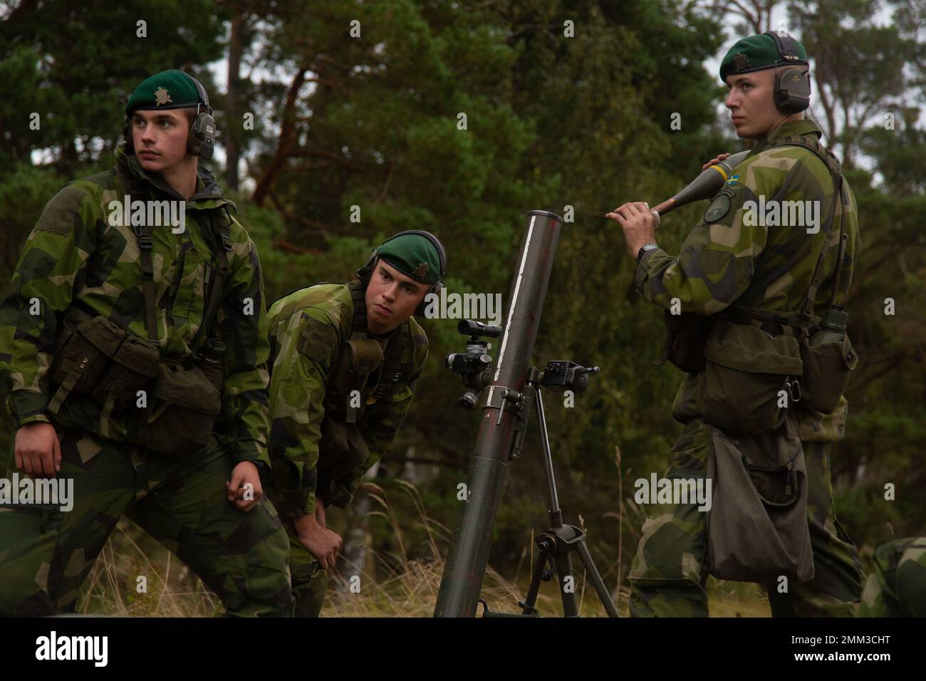 Swedish Marines with 202d Coastal Ranger company, 2d Swedish Marine ...