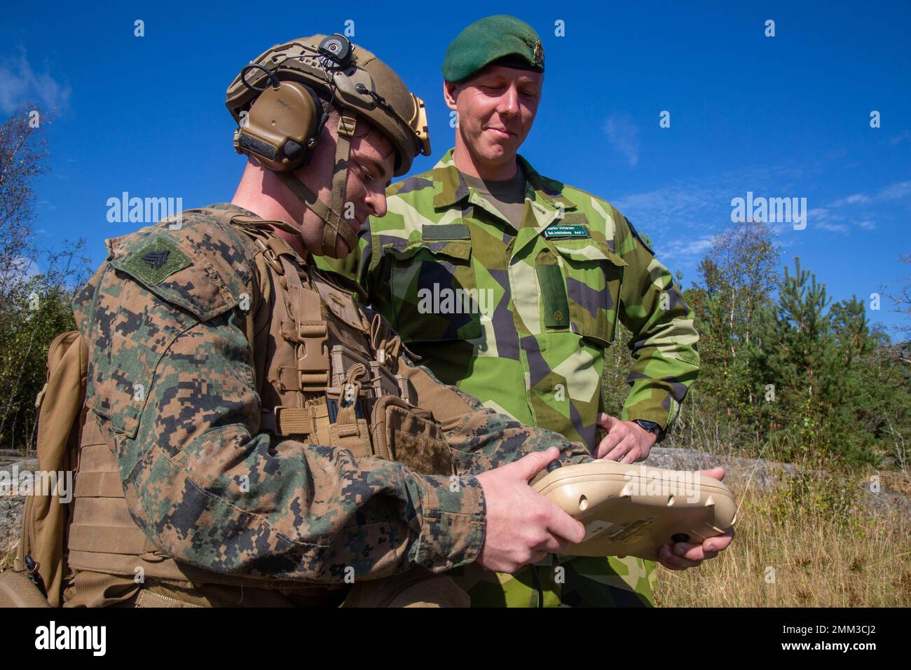 U.S. Marine Corps Sgt. Danny Eaton, with Mobile Reconnaissance Company ...
