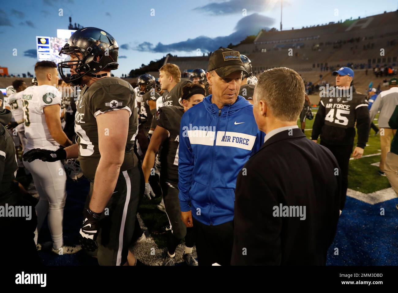 Air Force Falcons head coach Troy Calhoun in the second half of an NCAA ...