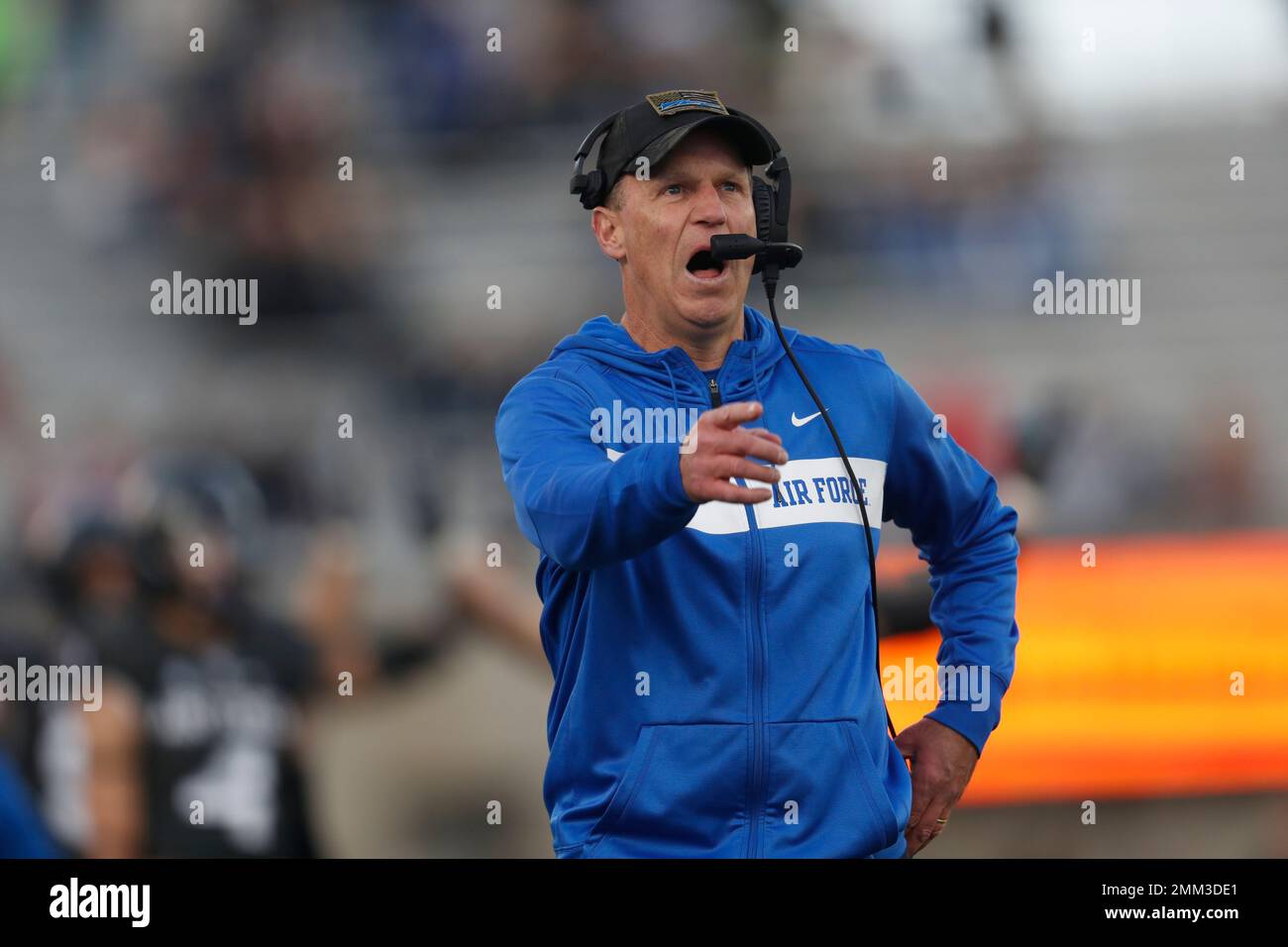 Air Force Falcons head coach Troy Calhoun in the second half of an NCAA ...