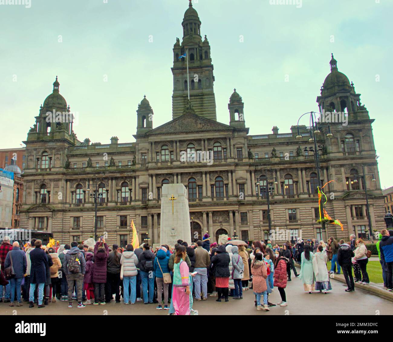 Glasgow, Scotland, UK 29th January, 2023. Chinese new year Year of the ...