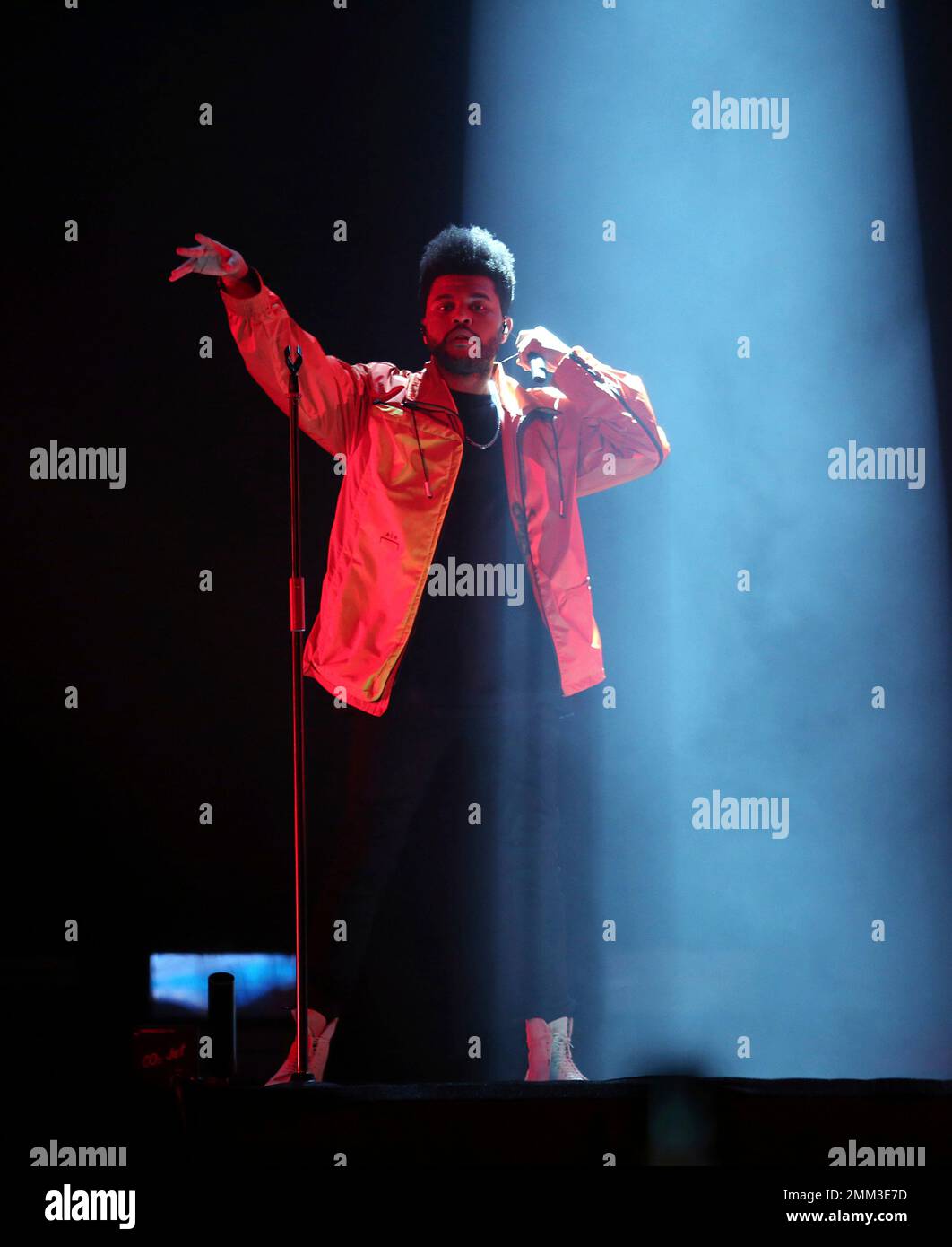 The Weeknd performs during a Yasalam After-Race concert at the Yas ...