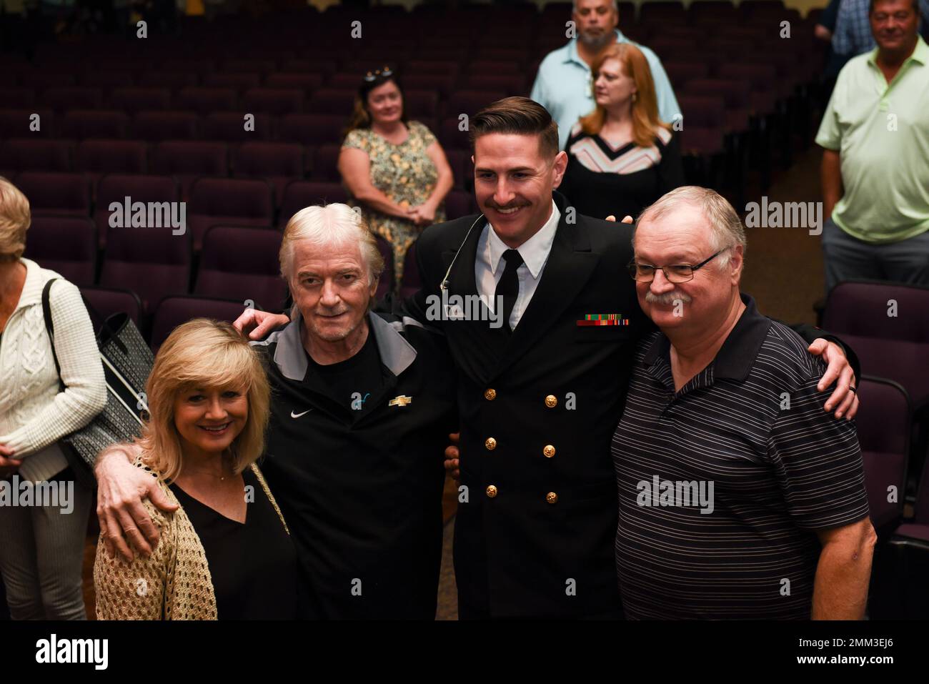 Musician 1st Class Henry Johns, from Huntington Beach, Ca., meets ...