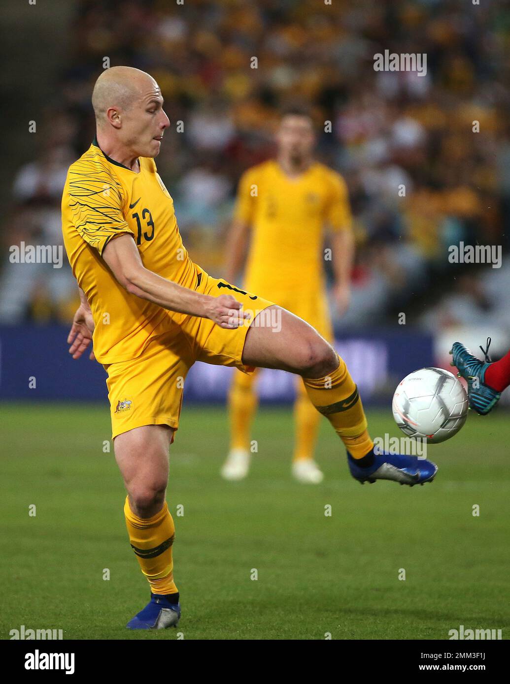 Australia's Aaron Mooy during their international soccer friendly in ...