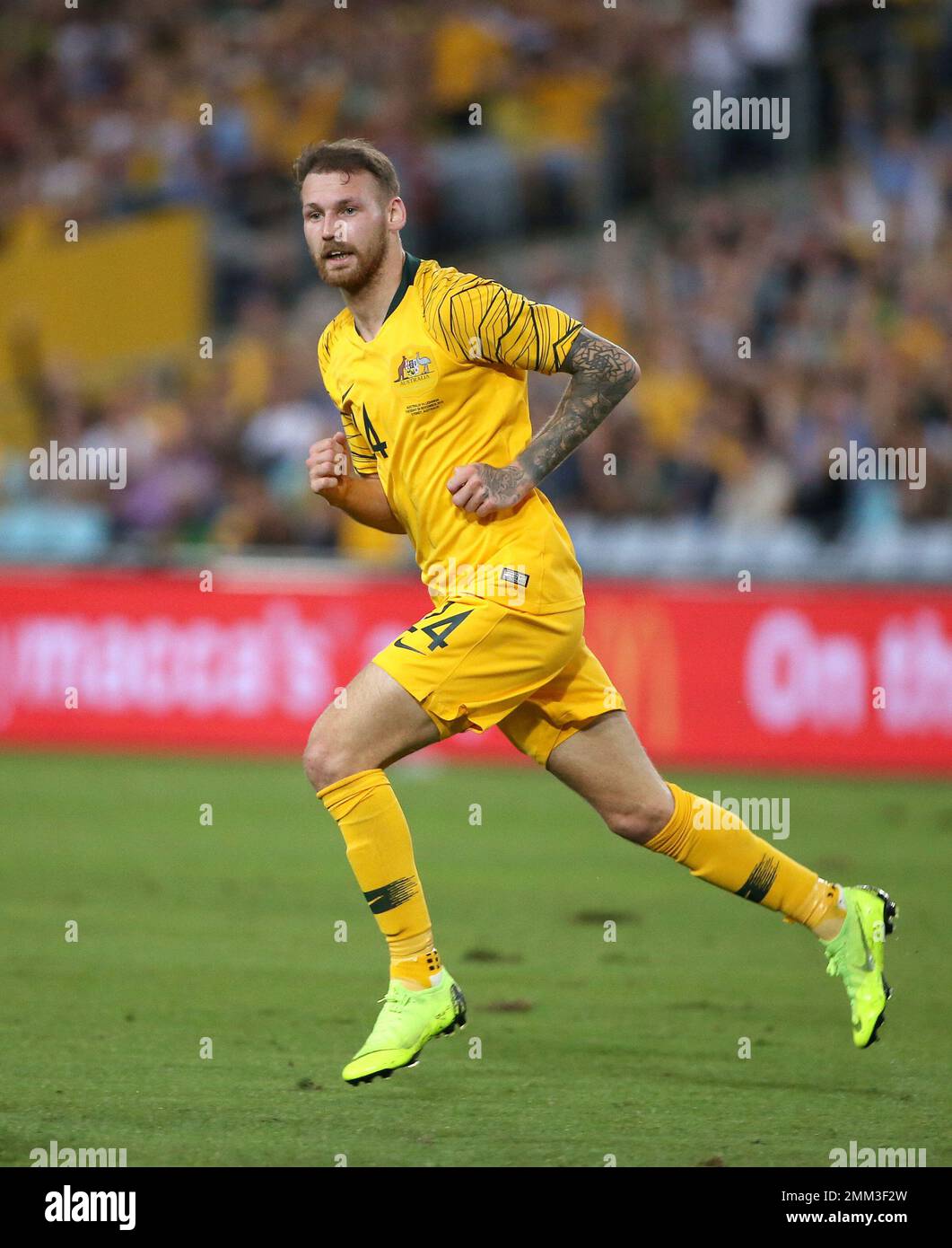 Australia's Martin Boyle during their international soccer friendly in ...