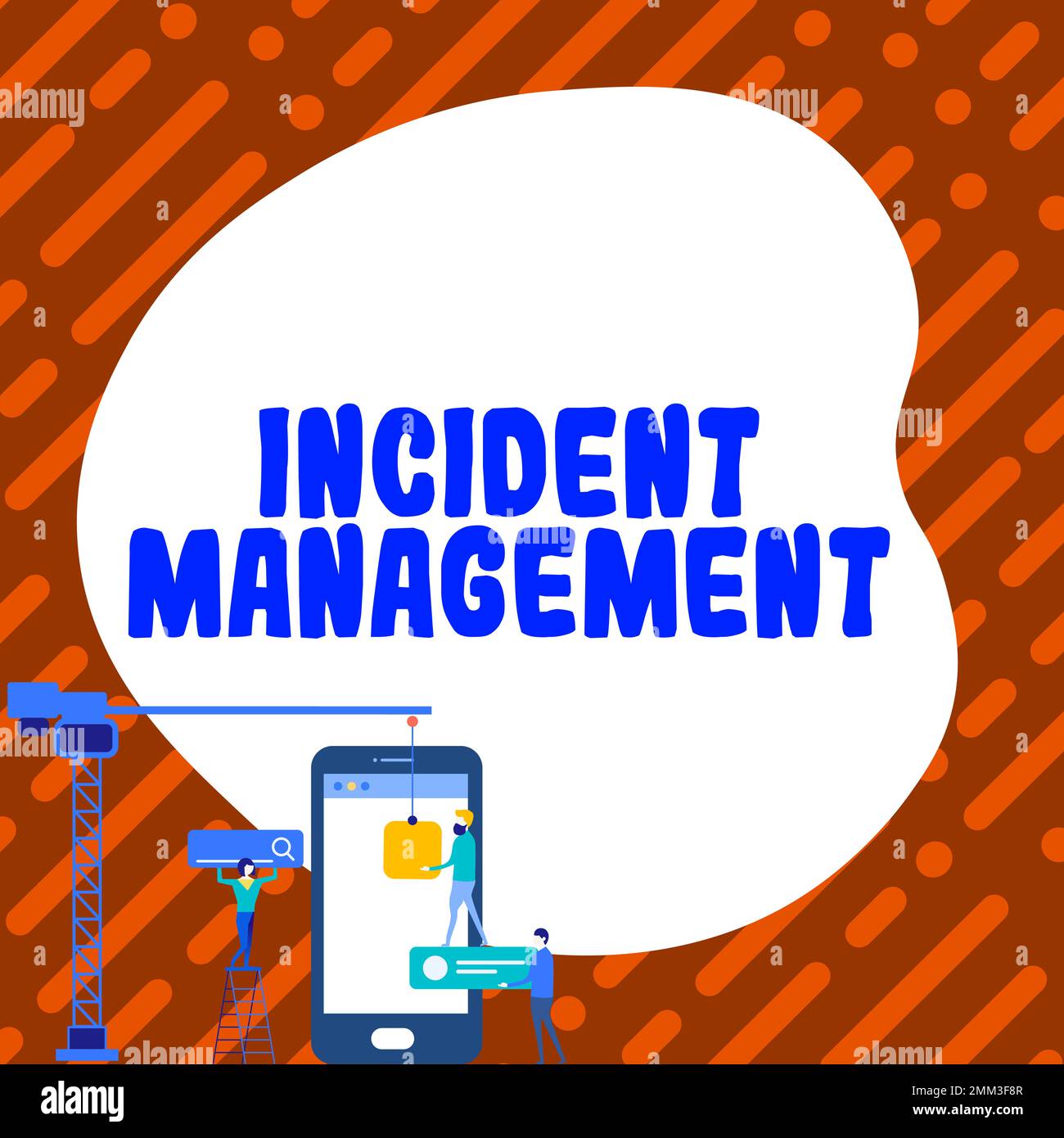 Hand writing sign Incident Management. Business overview Process to ...