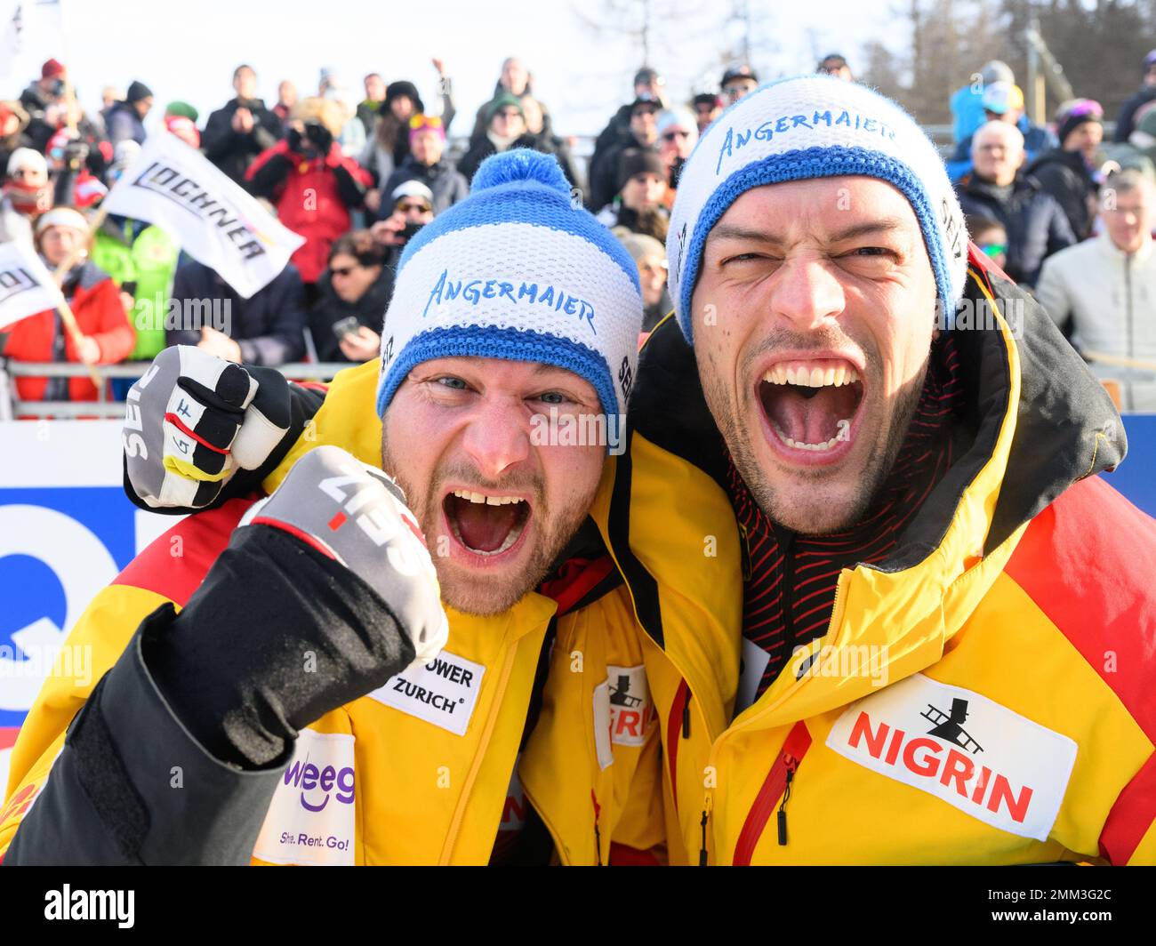 St. Moritz, Switzerland. 29th Jan, 2023. Bobsleigh: World Championship ...
