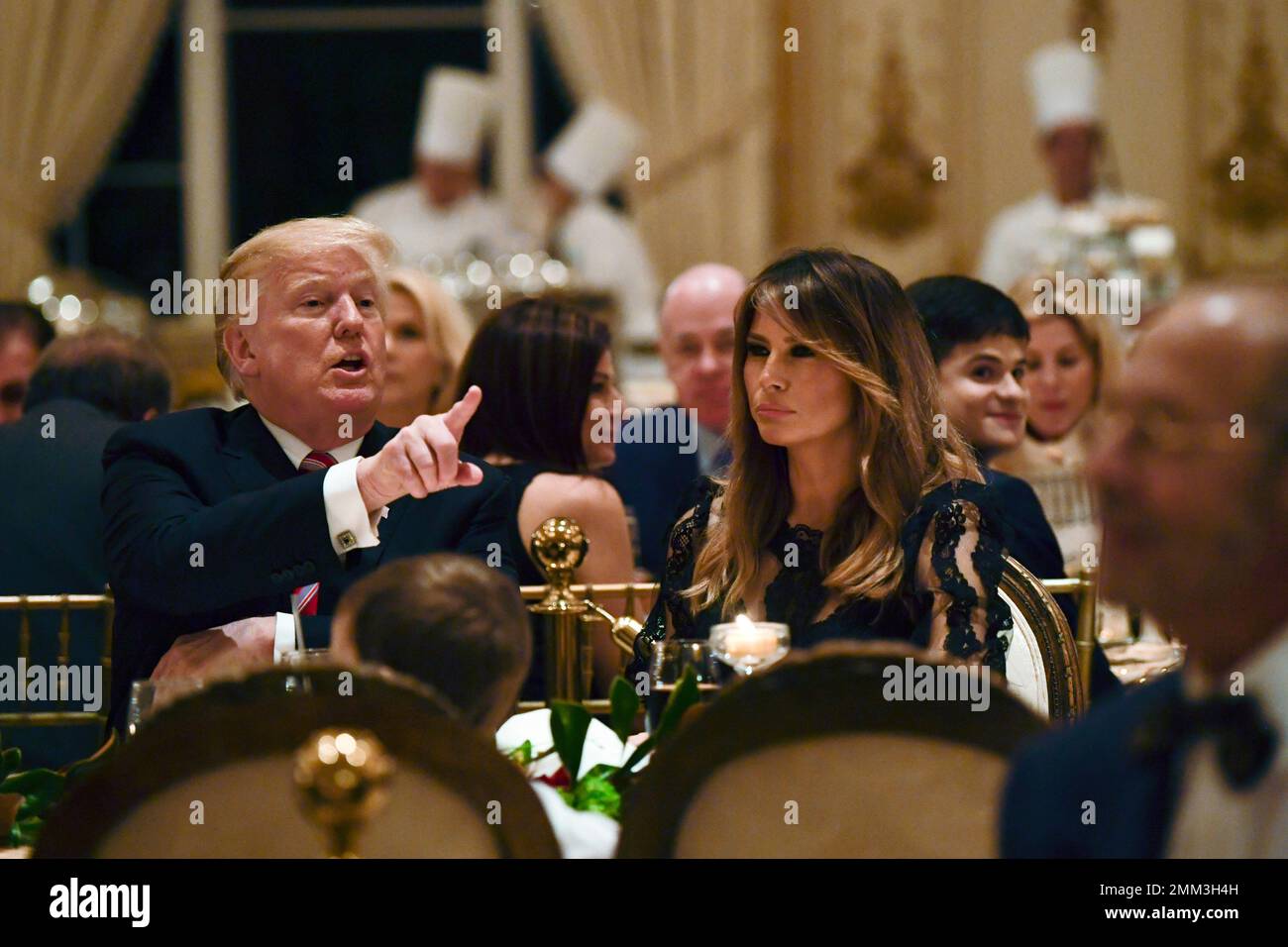 President Donald Trump and first lady Melania Trump have Thanksgiving ...