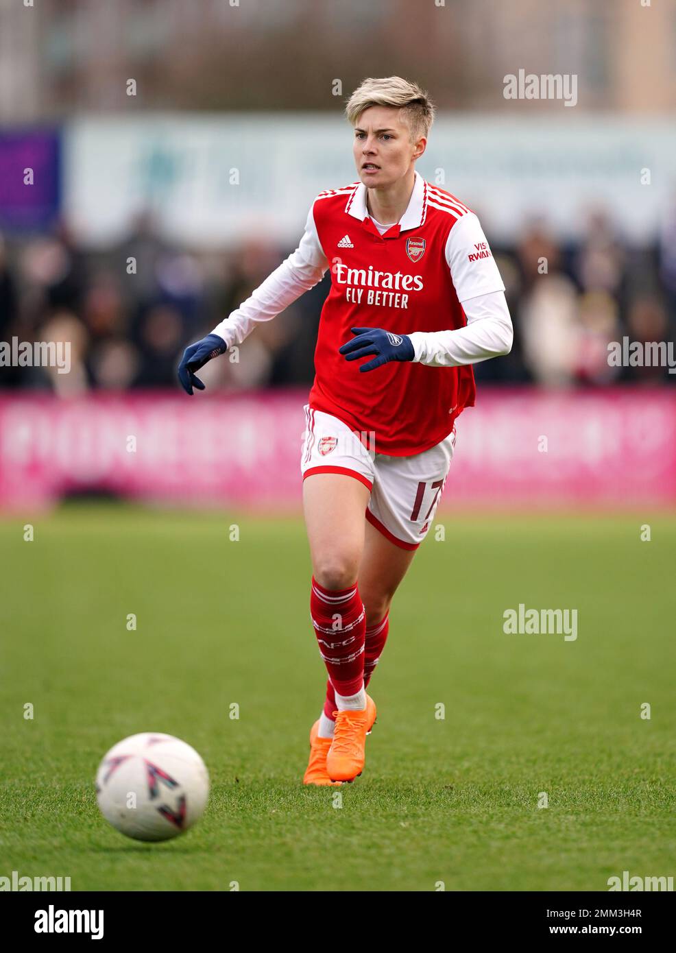 Arsenal's lina hurtig during the vitality women's fa cup fourth round ...