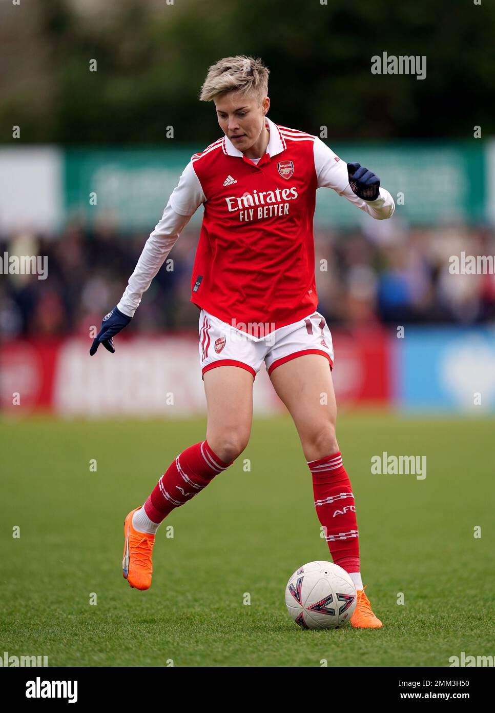 Arsenal's lina hurtig during the vitality women's fa cup fourth round ...