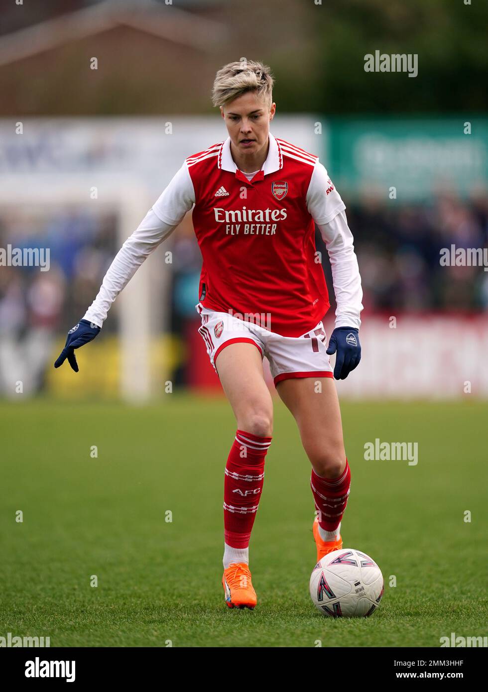 Arsenal's lina hurtig during the vitality women's fa cup fourth round ...