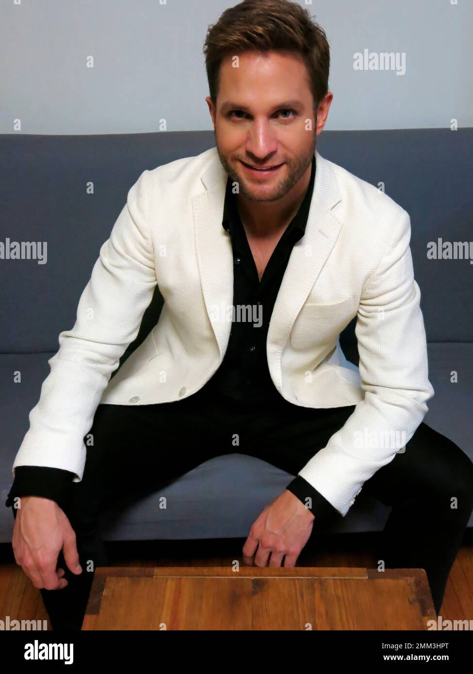 In this Nov. 12, 2018 photo, Mexican singer Paco de Maria poses for a ...