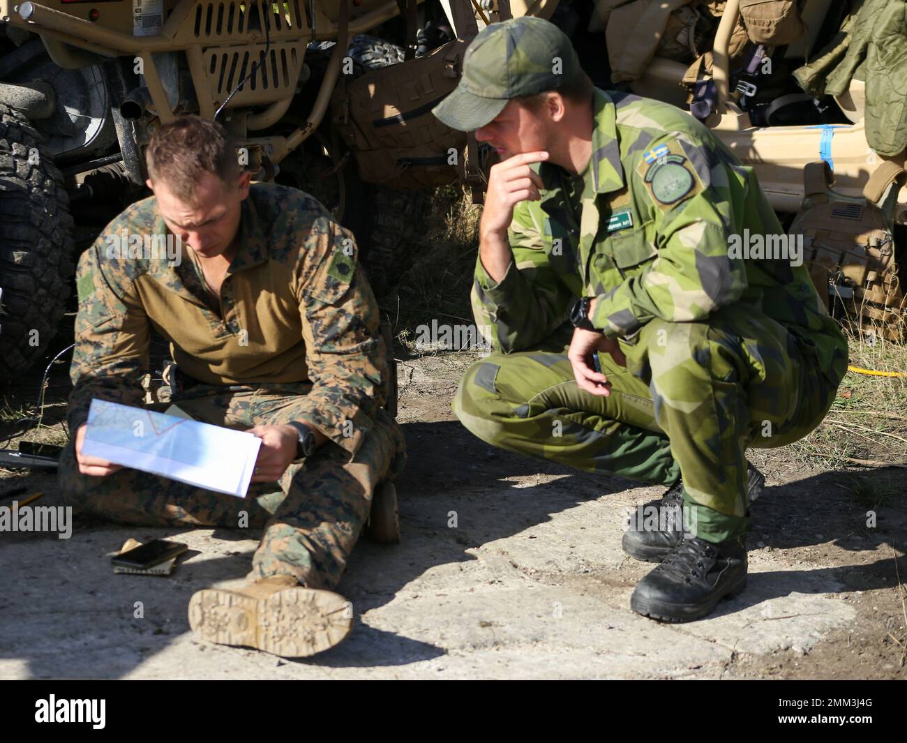 U.S. Marine Corps Staff Sgt. Joseph Owen, Mobile Reconnaissance Platoon ...
