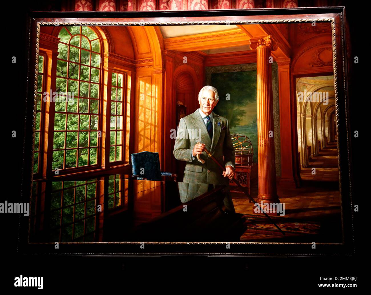 A portrait of Britain's Prince Charles, by Australian-born artist Ralph ...