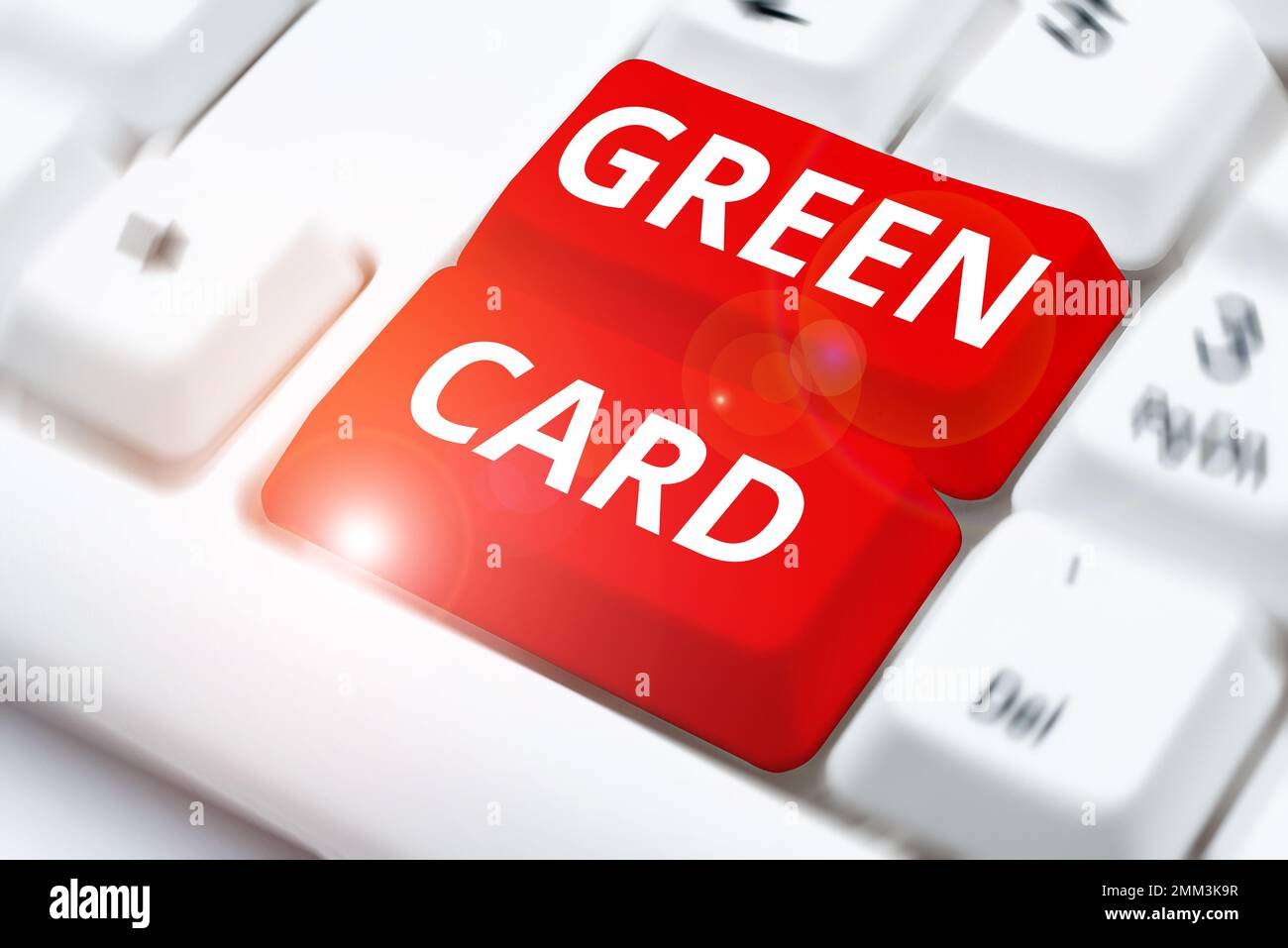 Inspiration showing sign Green Card. Word Written on permit allowing a ...