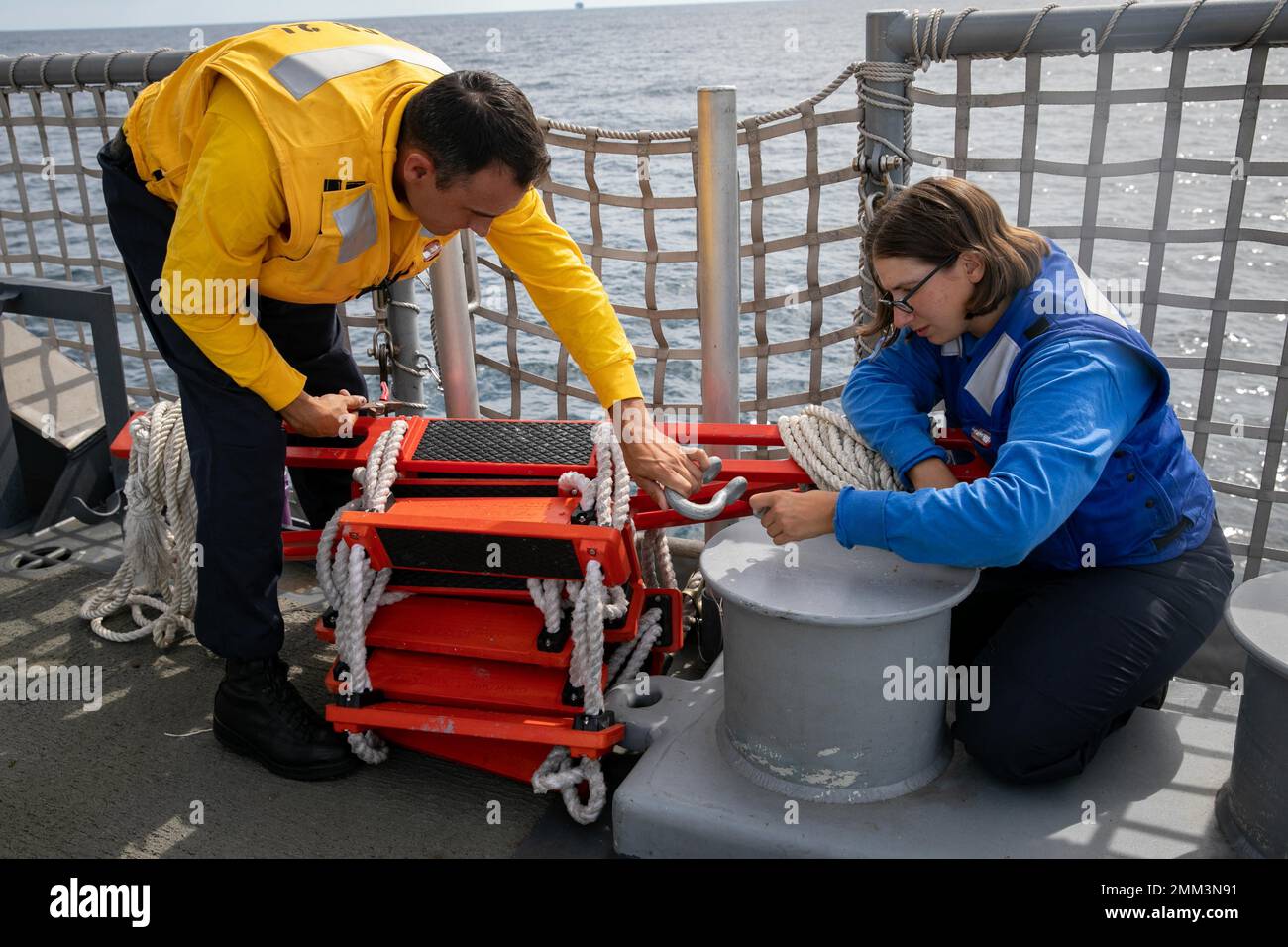 ATLANTIC OCEAN (Sept. 14, 2022) Boatswain’s Mate 1st Class Anthony ...