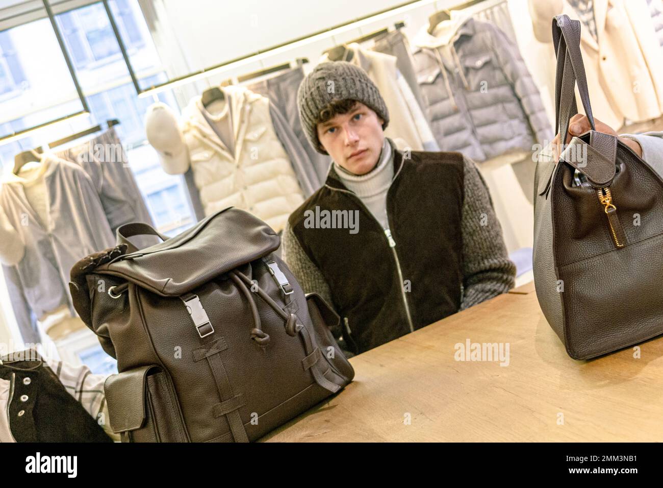 Menswearbrand hi-res stock photography and images - Alamy