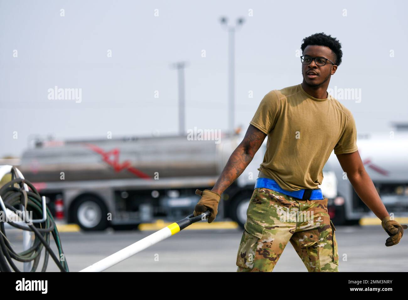 U.S. Air Force Staff Sgt. Isaiah Herring, 92nd Aircraft Maintenance ...