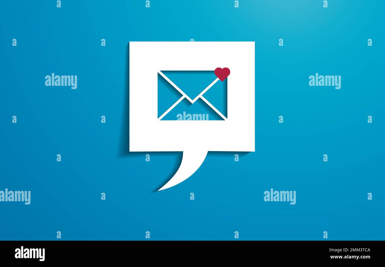 Received email Stock Vector Images - Alamy