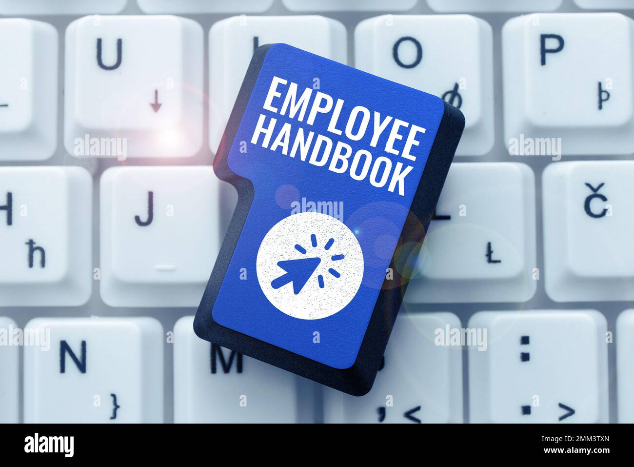 Inspiration showing sign Employee Handbook. Word for Document that ...