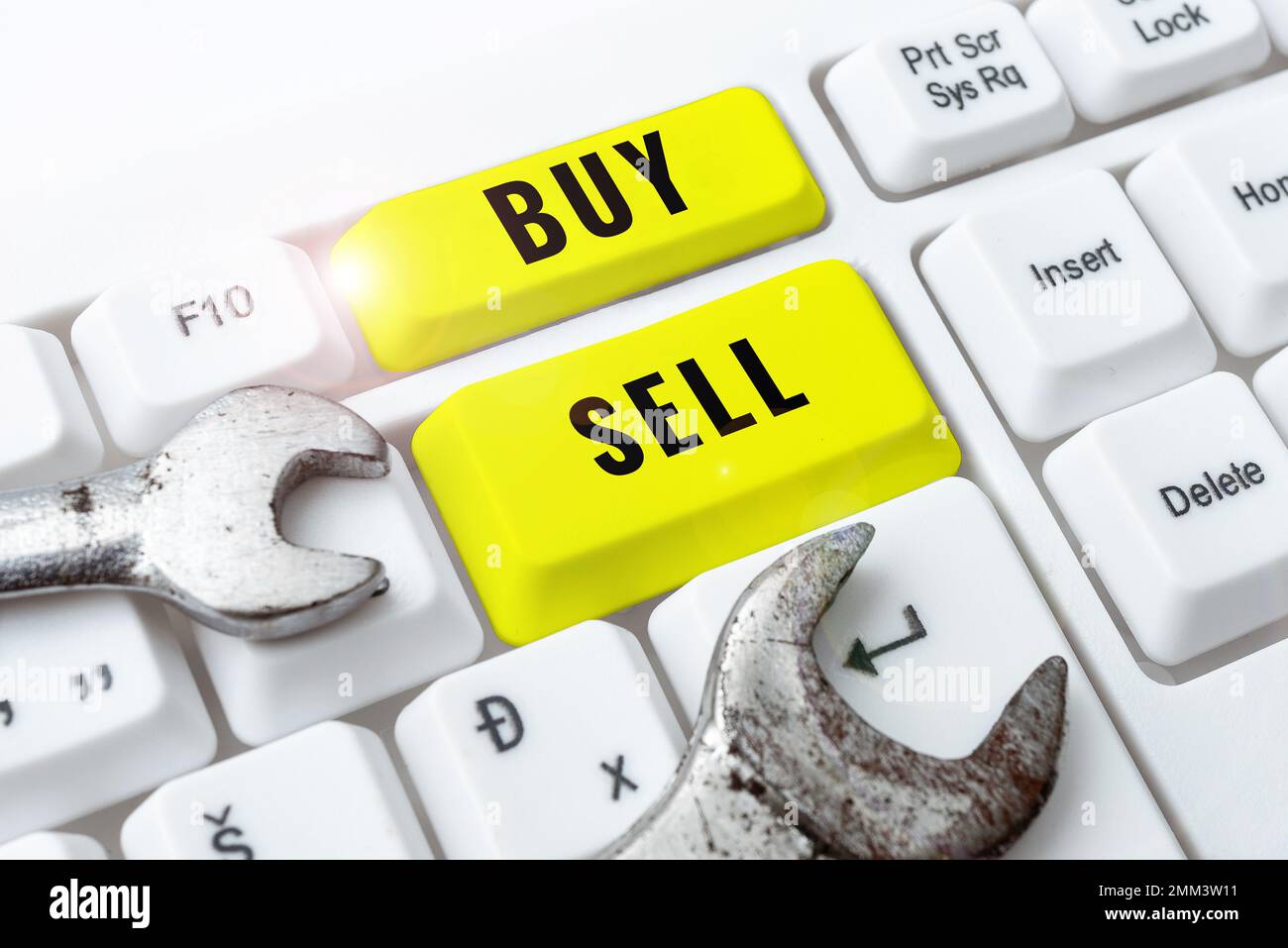 Text caption presenting Buy Sell. Business approach The buying and ...