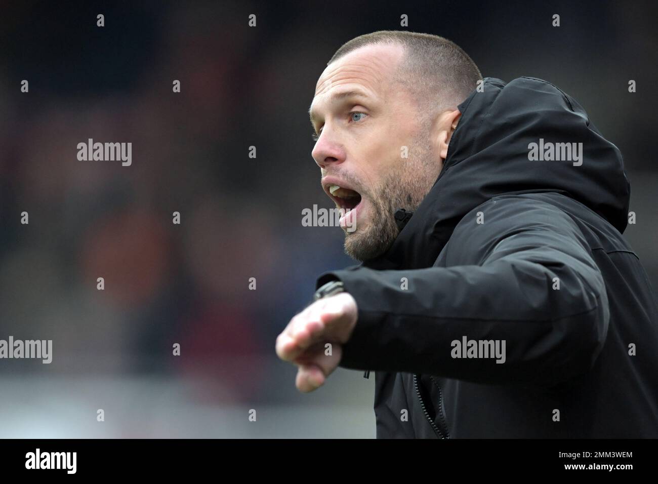 ROTTERDAM - Ajax interim coach John Heitinga during the Dutch premier ...