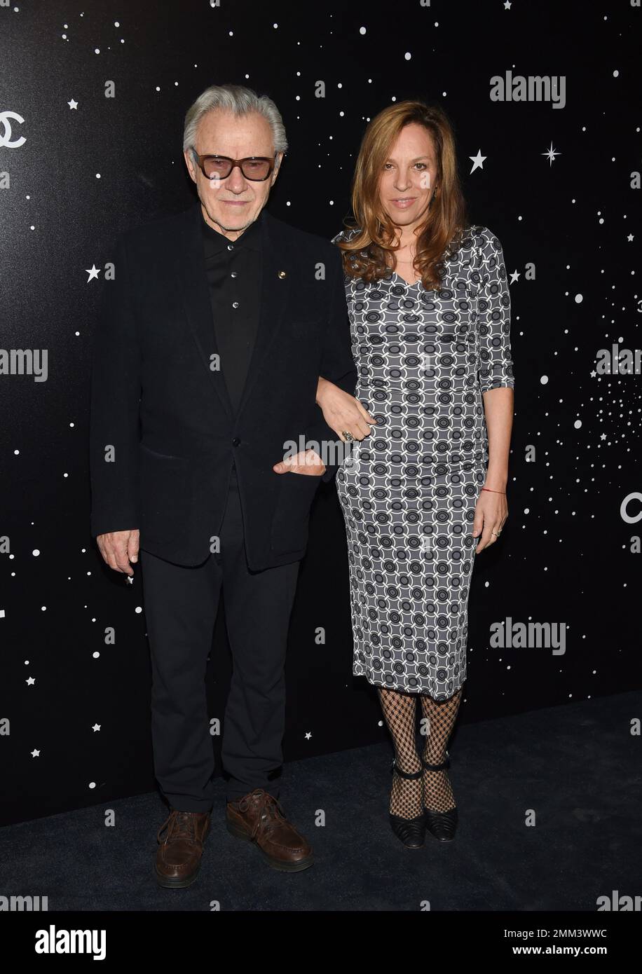 Actor Harvey Keitel, left, and wife Daphna Kastner attend the Museum of ...