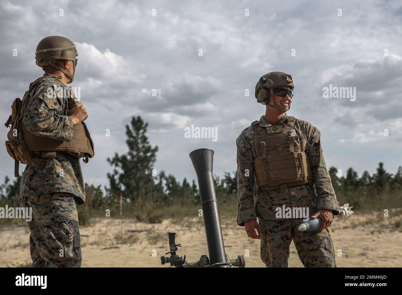 U.S. Marines with 1st Battalion, 6th Marine Regiment, 2d Marine ...