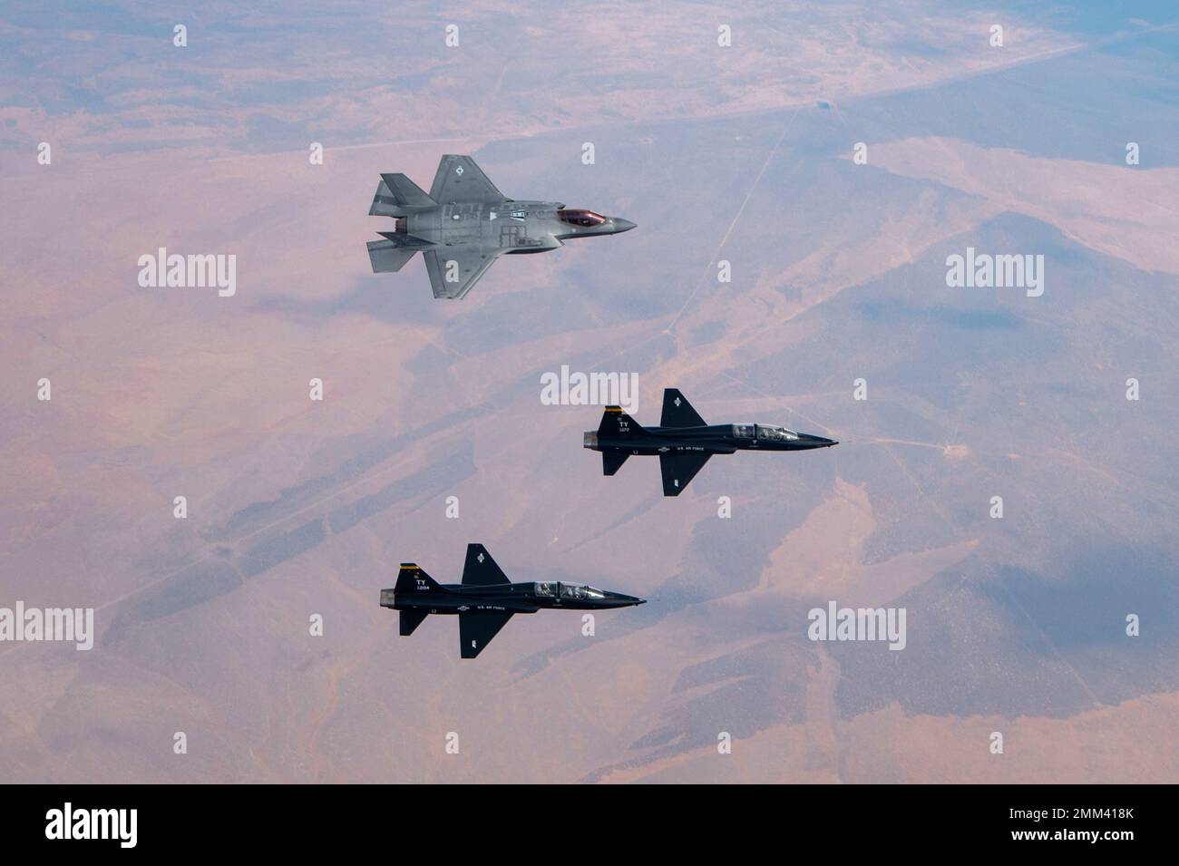 A U.S. Air Force F-35A Lightning II assigned to the 61st Fighter ...