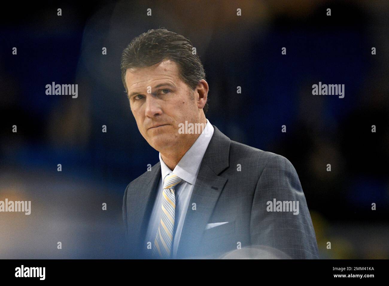 UCLA head coach Steve Alford during an NCAA college basketball game ...