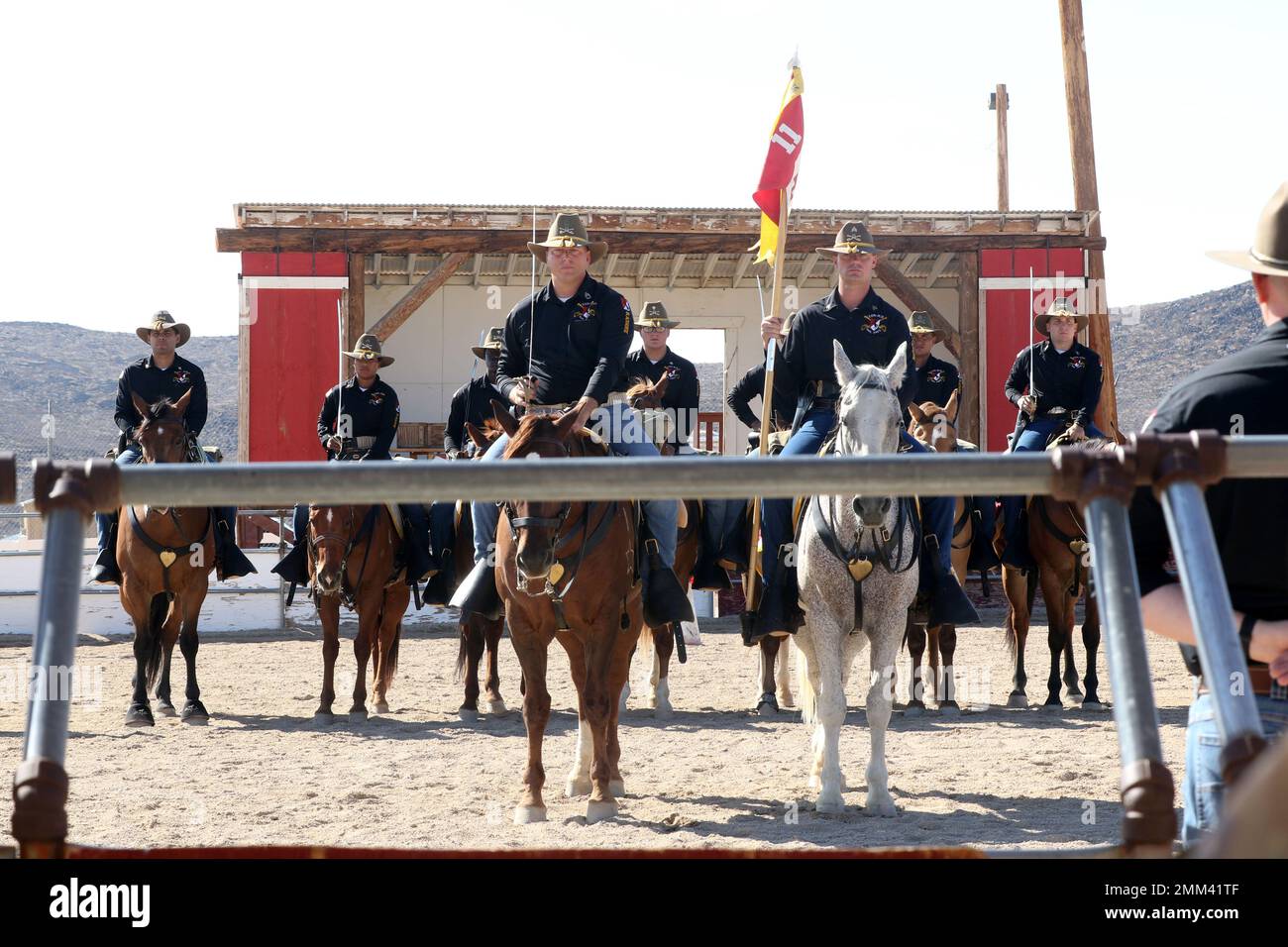 U.S. Army Troopers from the Horse Detachment, Regimental Support ...