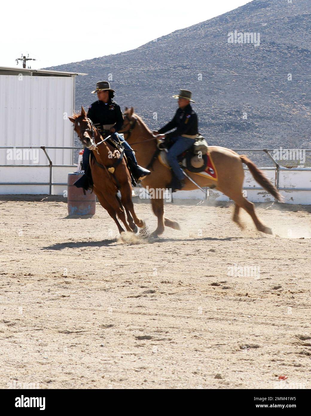 U.S. Army Soldiers from 11th ACR Horse Detachment gave a cavalry ...