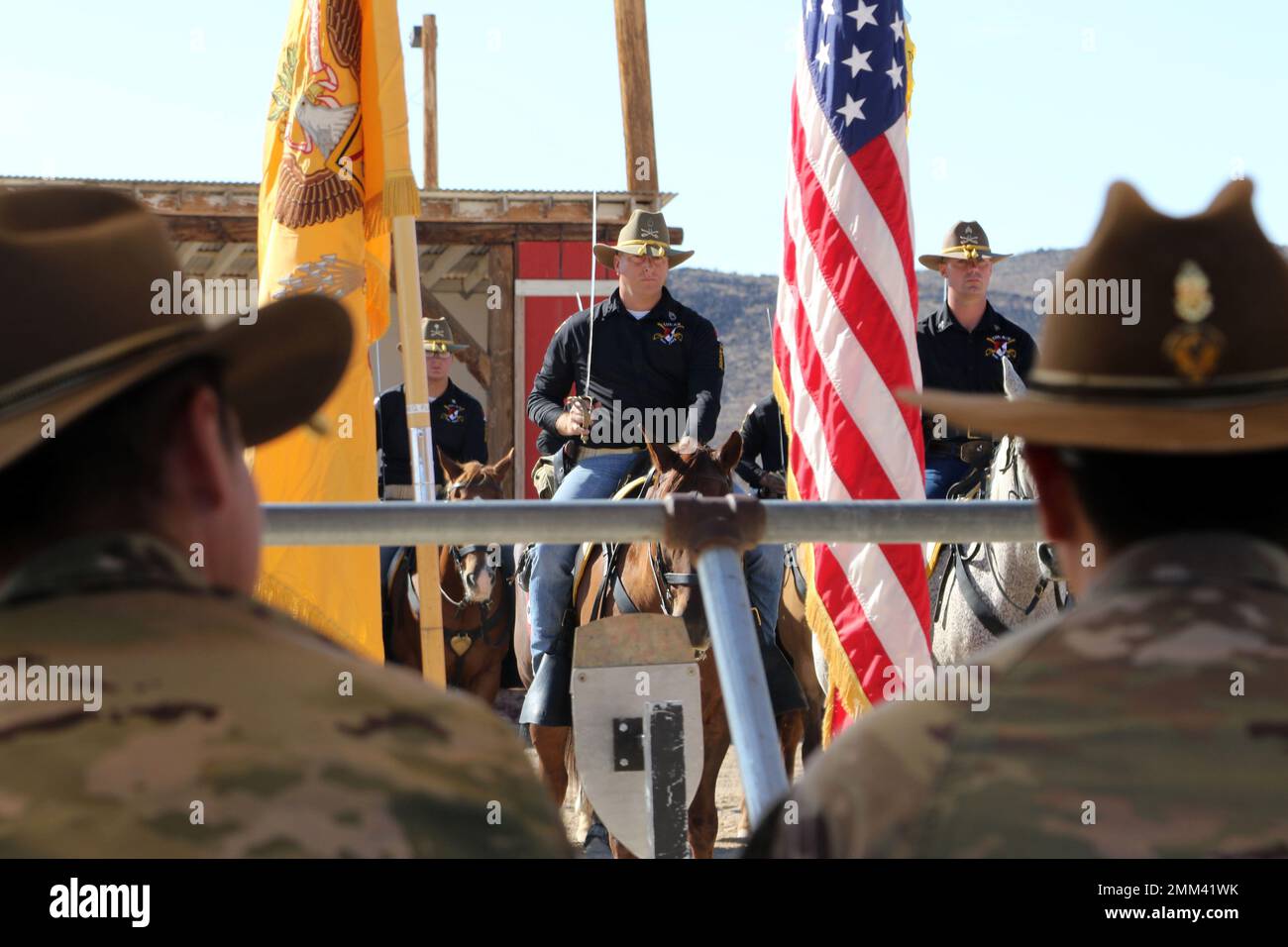 U.S. Army Troopers from the Horse Detachment, Regimental Support ...