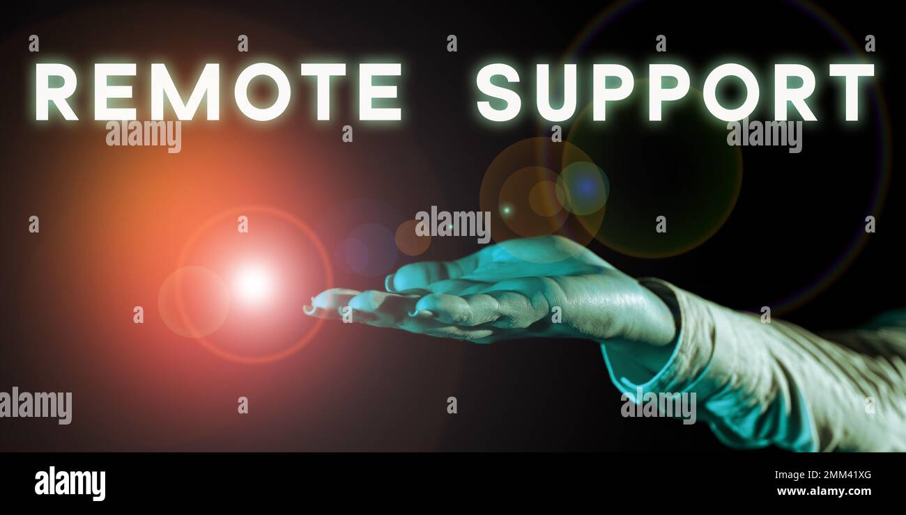 Conceptual caption remote hi-res stock photography and images - Alamy