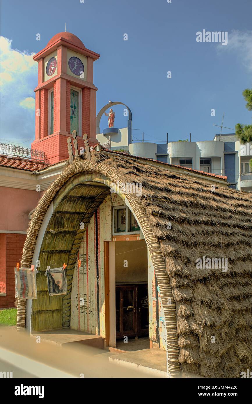 26 Oct 2009 Clock Tower at Charing Cross, Toda Tribal cultural centre ...