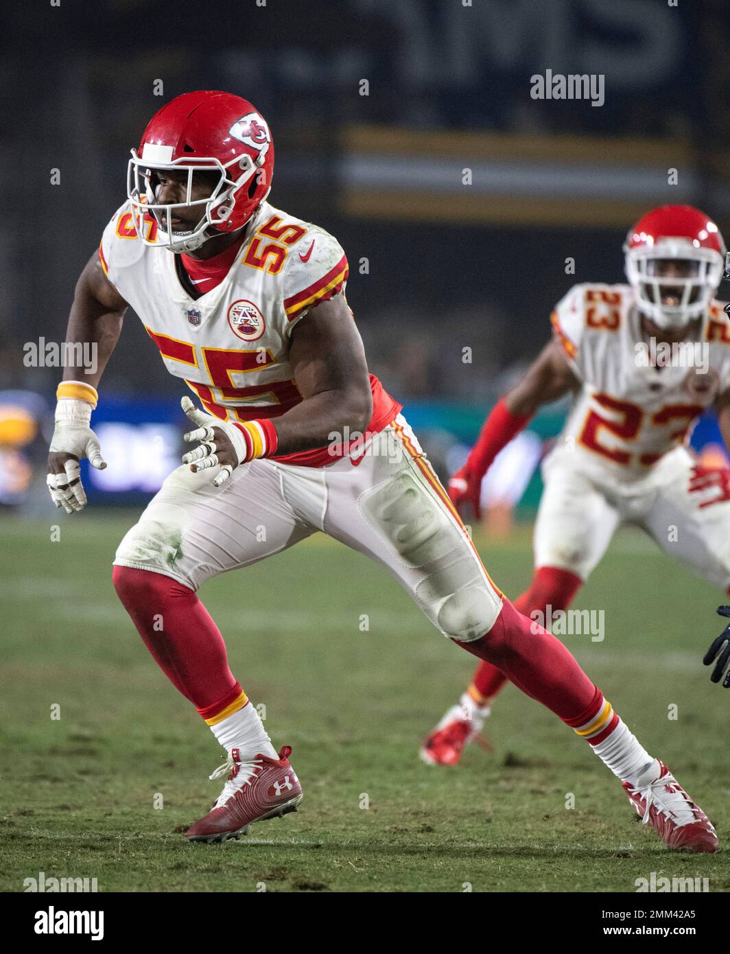Kansas City Chiefs outside linebacker Dee Ford during an NFL football ...